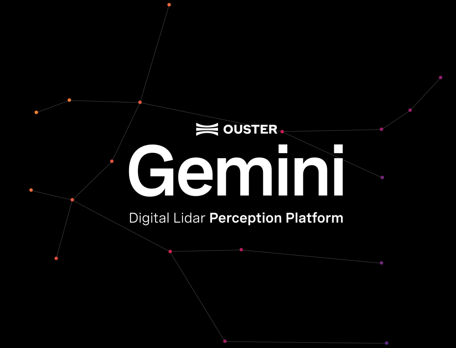 Ouster Launches Digital Lidar Perception Platform Ouster Gemini - LIDAR ...