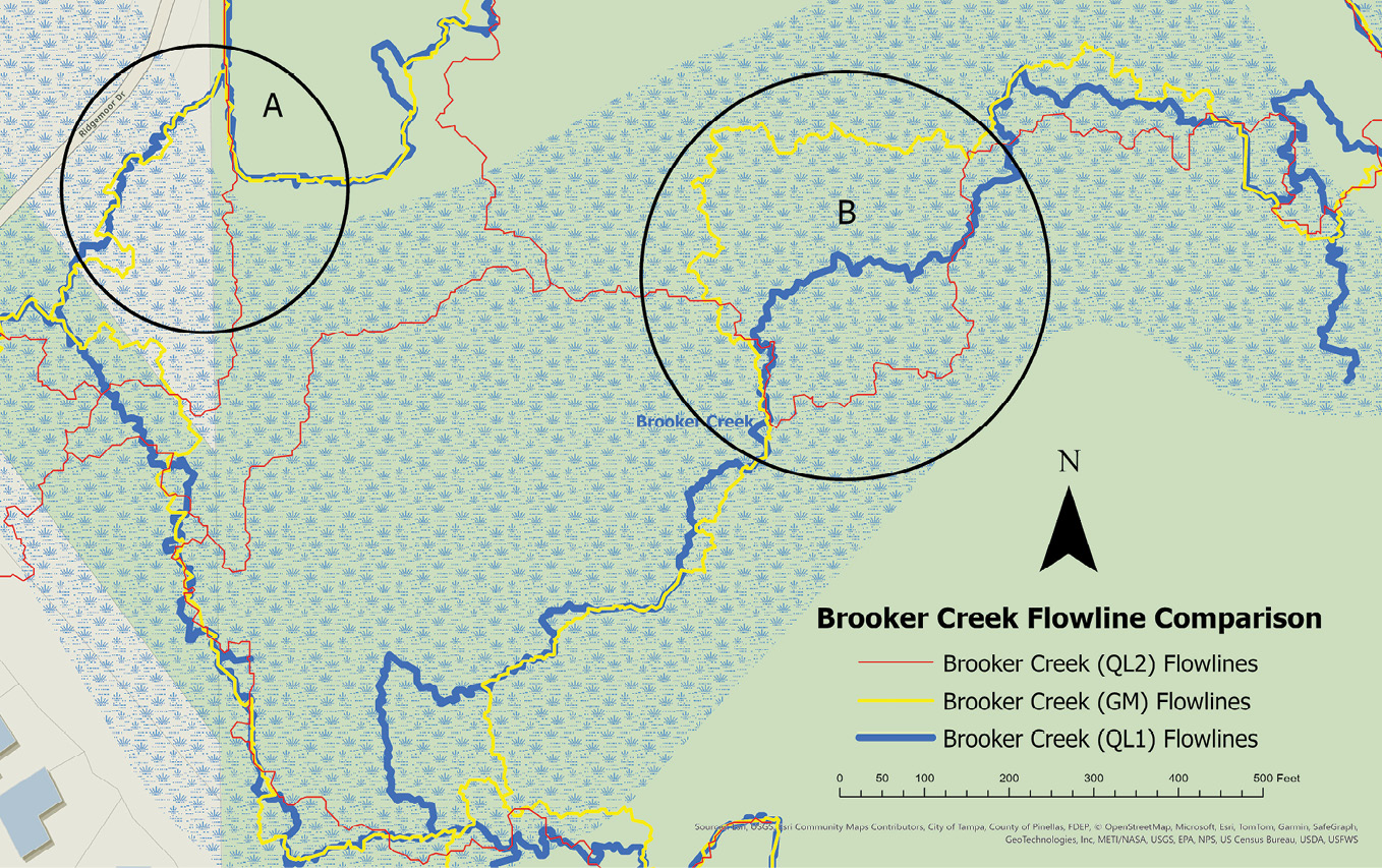 Lidar DEMs for Continuous Flow Surface Hydrography Feature Extraction ...